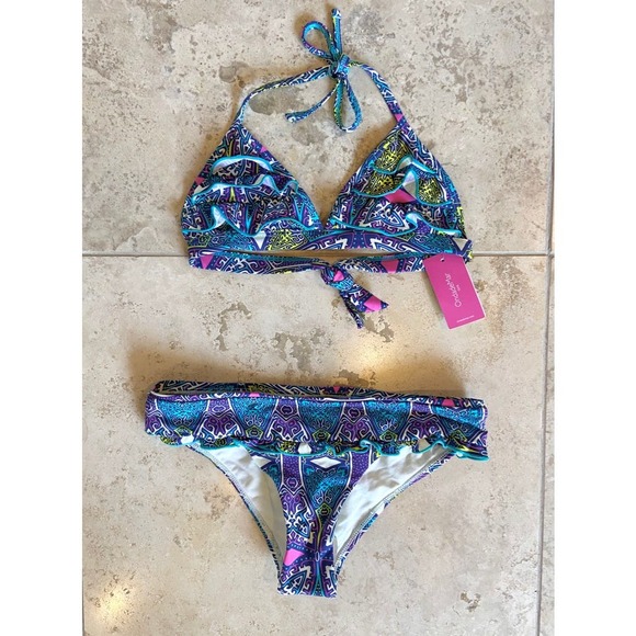 OndadeMar | Swim | Ondademar Nwt 92 Girls Ruffle Bikini 2pc Swimsuit ...